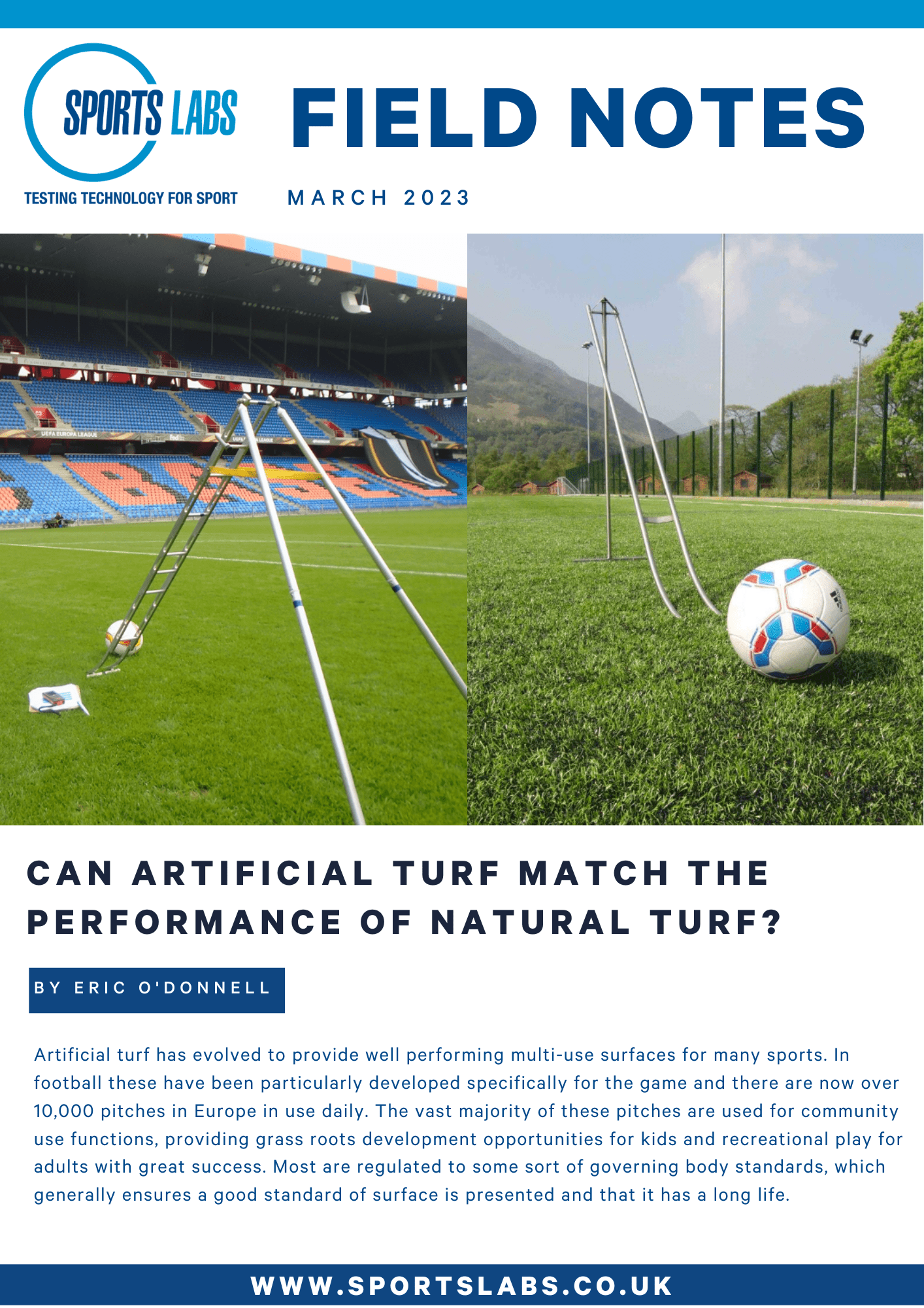 Field Notes: Can Artificial Turf Match the Performance of Natural Turf ...