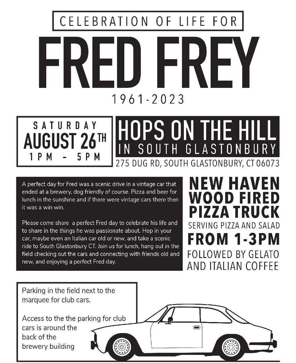 Frey Celebration — Alfa Owners of New England