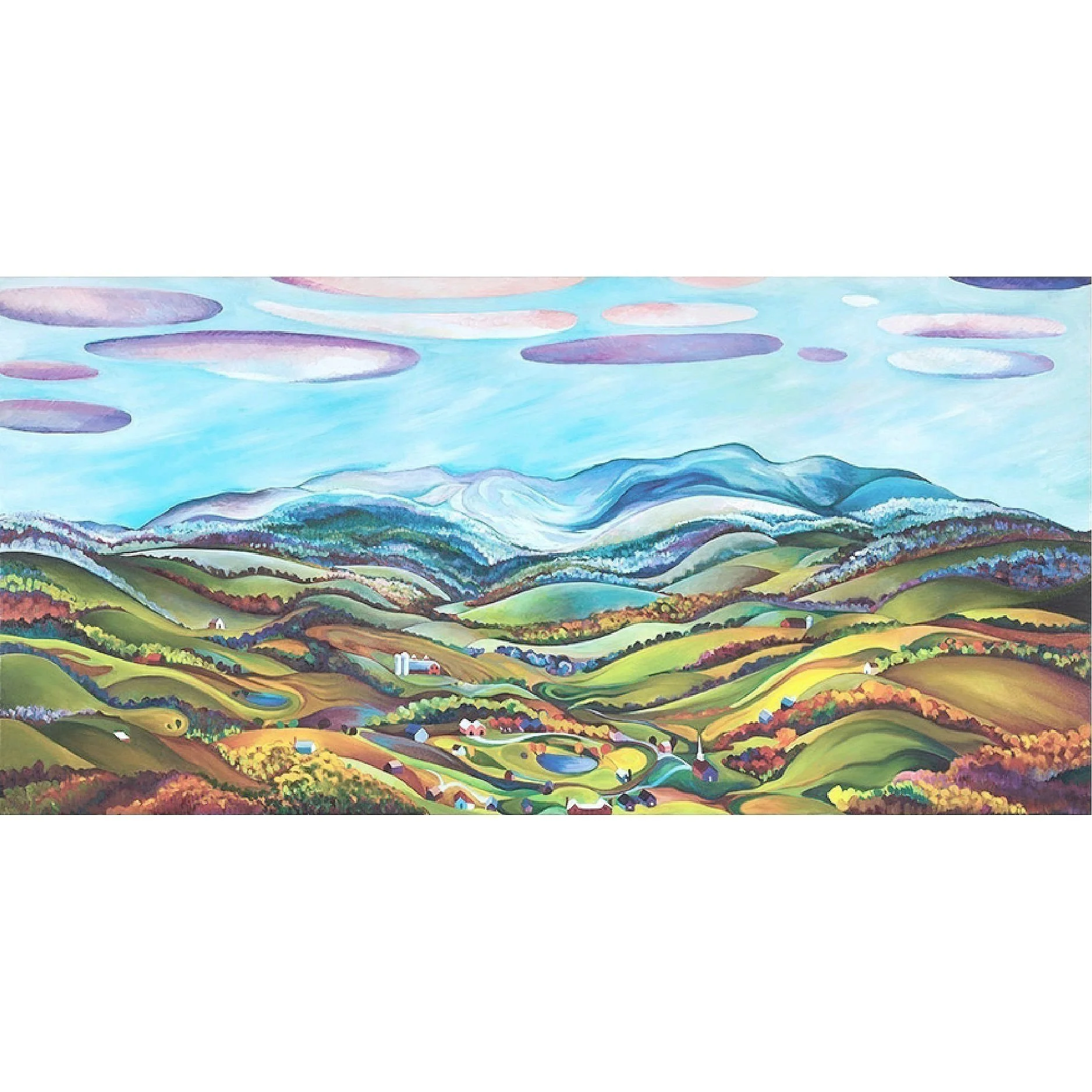 Stowe Mountain Valley — Laurel Waters Art