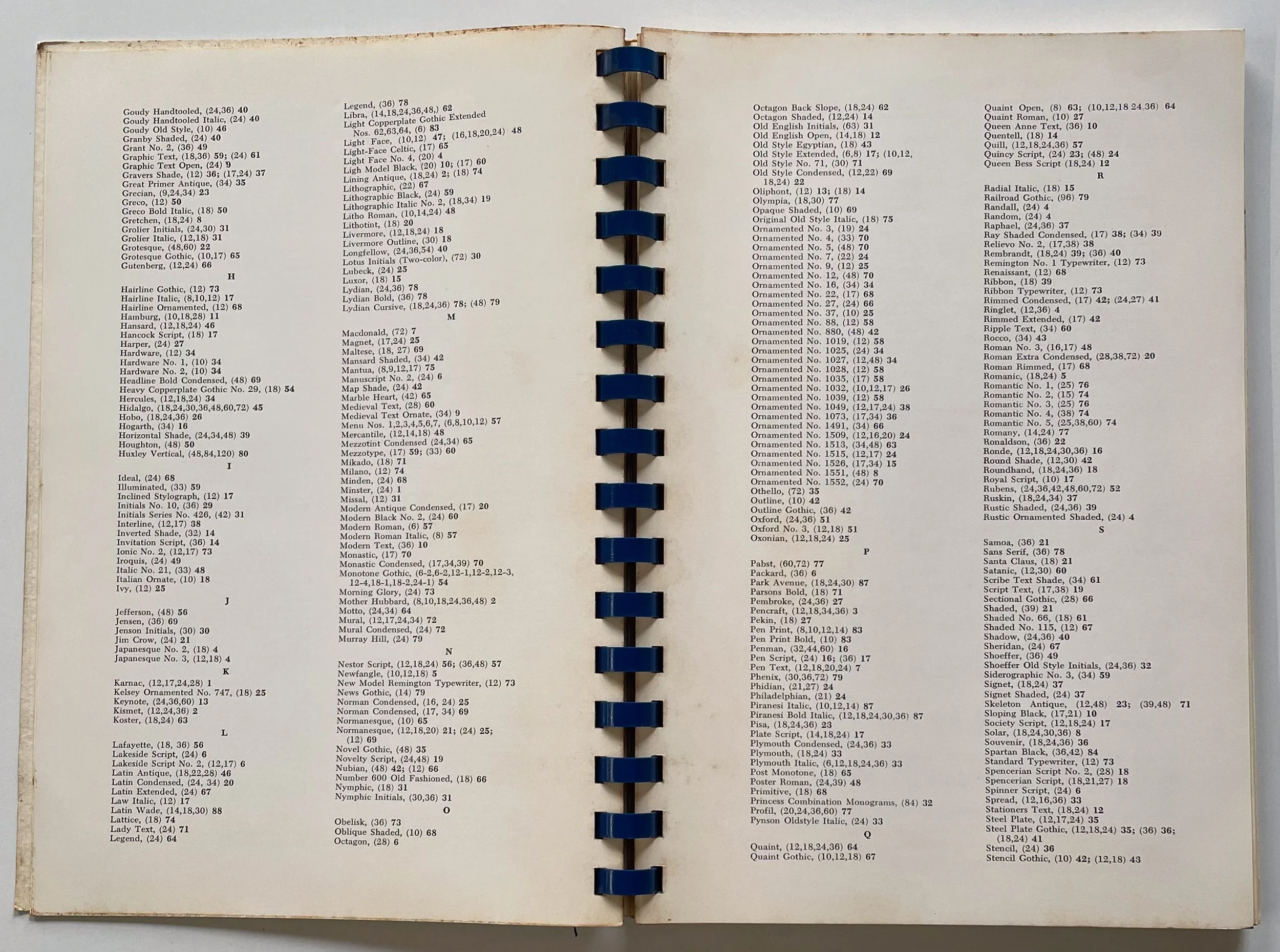 Linotype Faces at Huxley House (Type Specimen Book) — Weinberg Modern Books