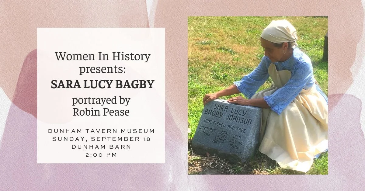 Programs & Events — Dunham Tavern Museum & Gardens