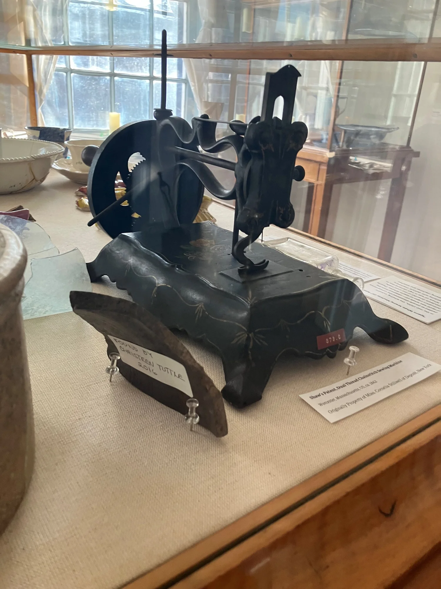 A Stitch In Time: A Unique Sewing Machine on Display at Dunham Tavern ...