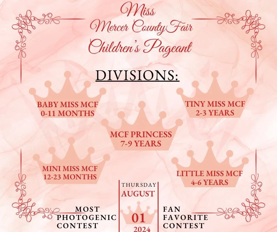 Fair Schedule — Mercer County Fair