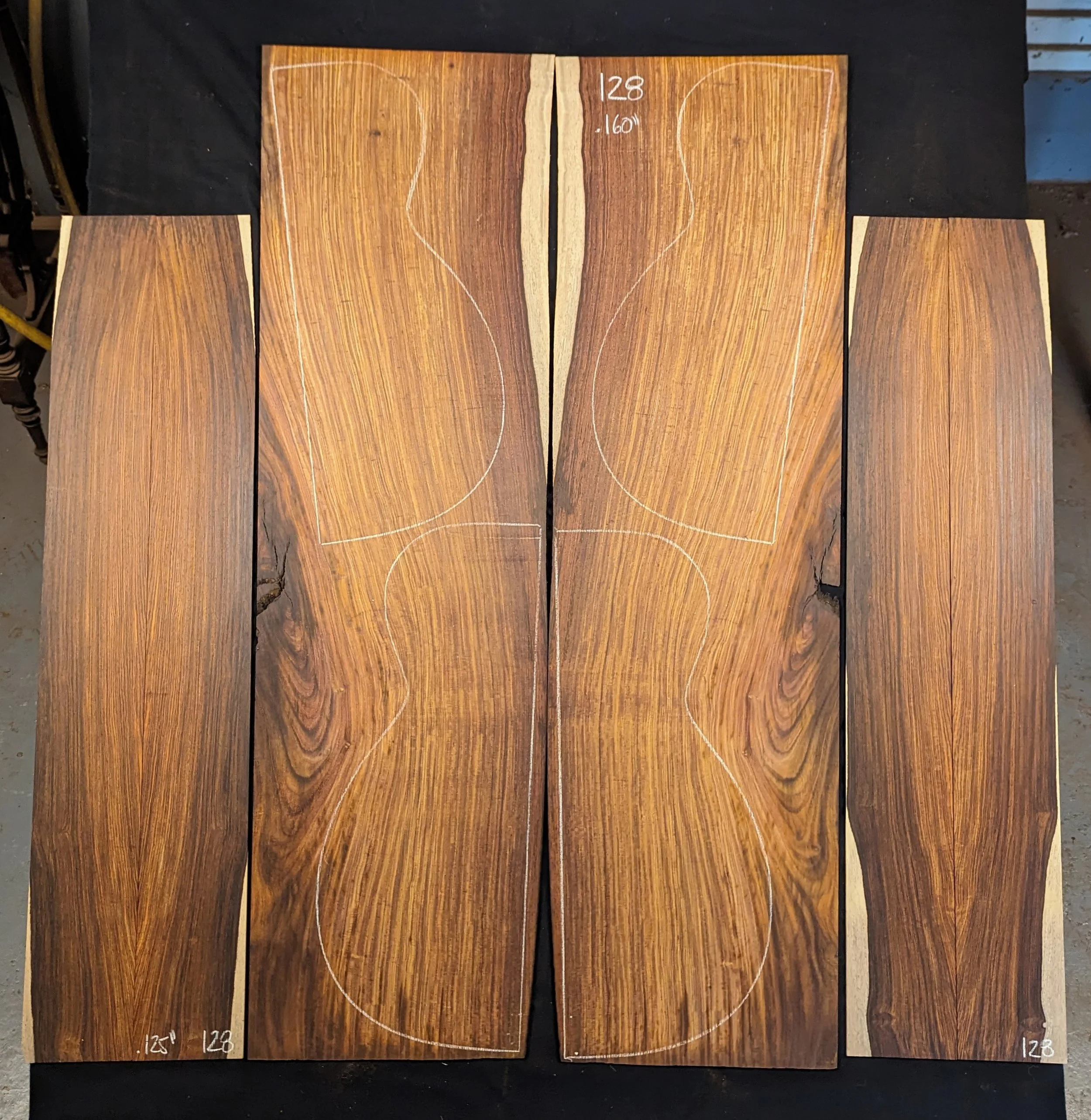 Back & Sides - Cocobolo — Elite Tonewoods