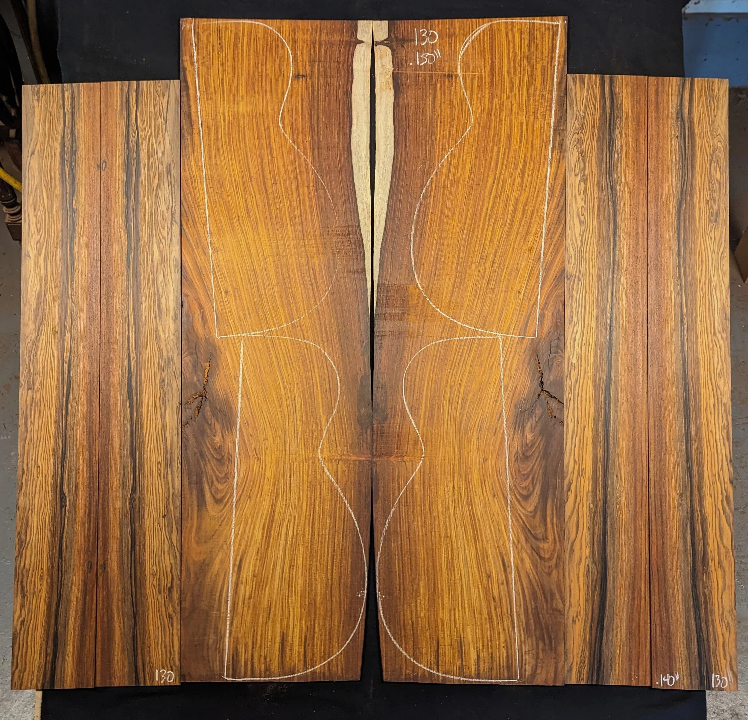 Back & Sides - Cocobolo — Elite Tonewoods