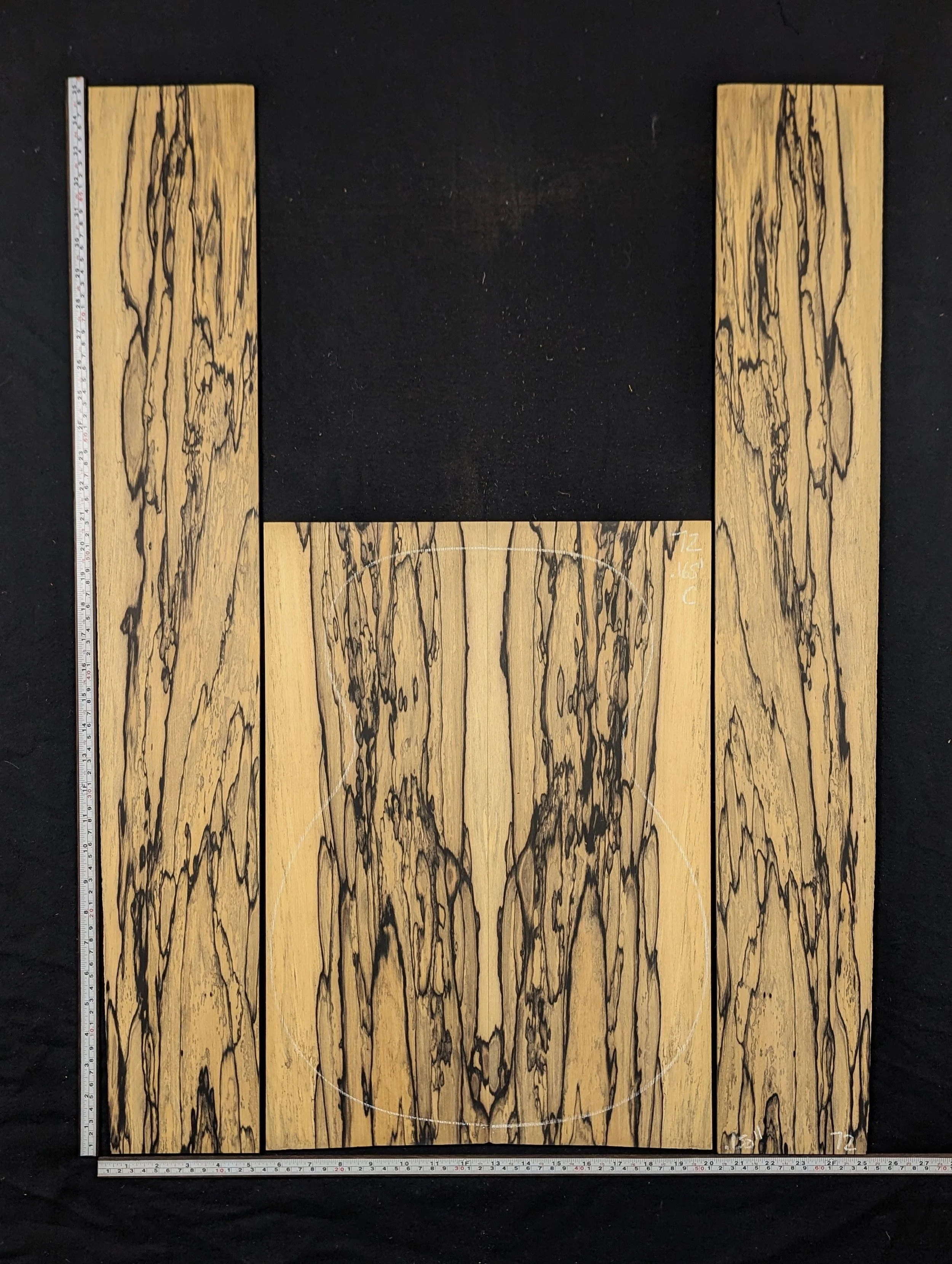 Backs & Sides - Pale Moon Ebony — Elite Tonewoods