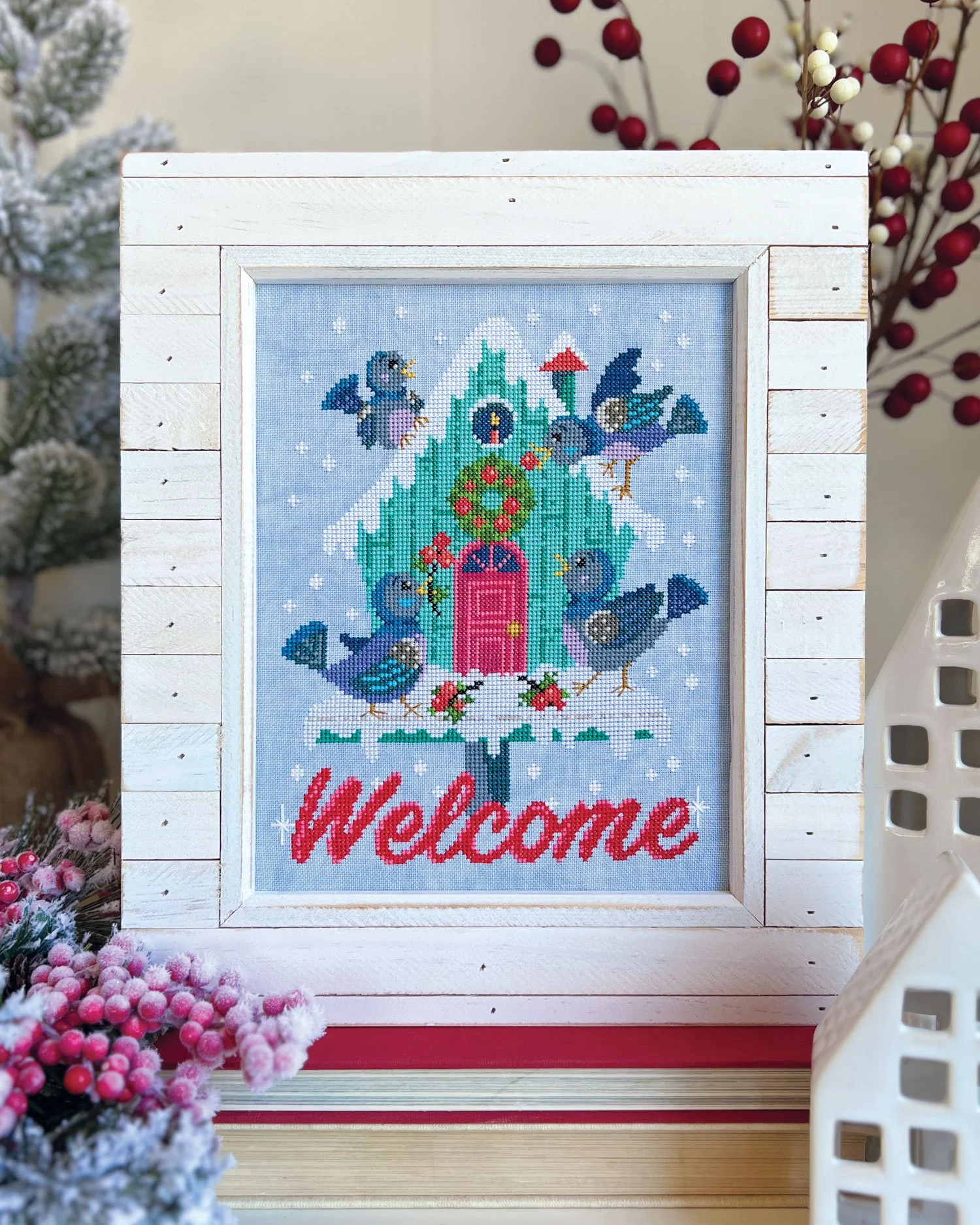 Winter Woods - Satsuma Street cross stitch pattern PDF — Satsuma Street