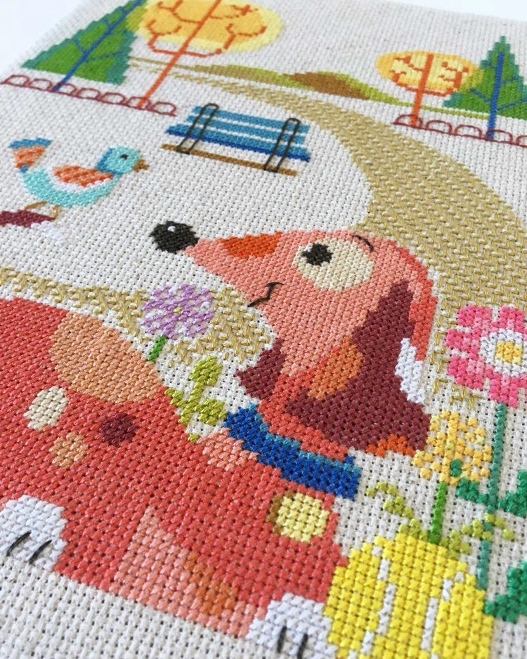 The Four Elements - Satsuma Street cross stitch pattern — Satsuma Street
