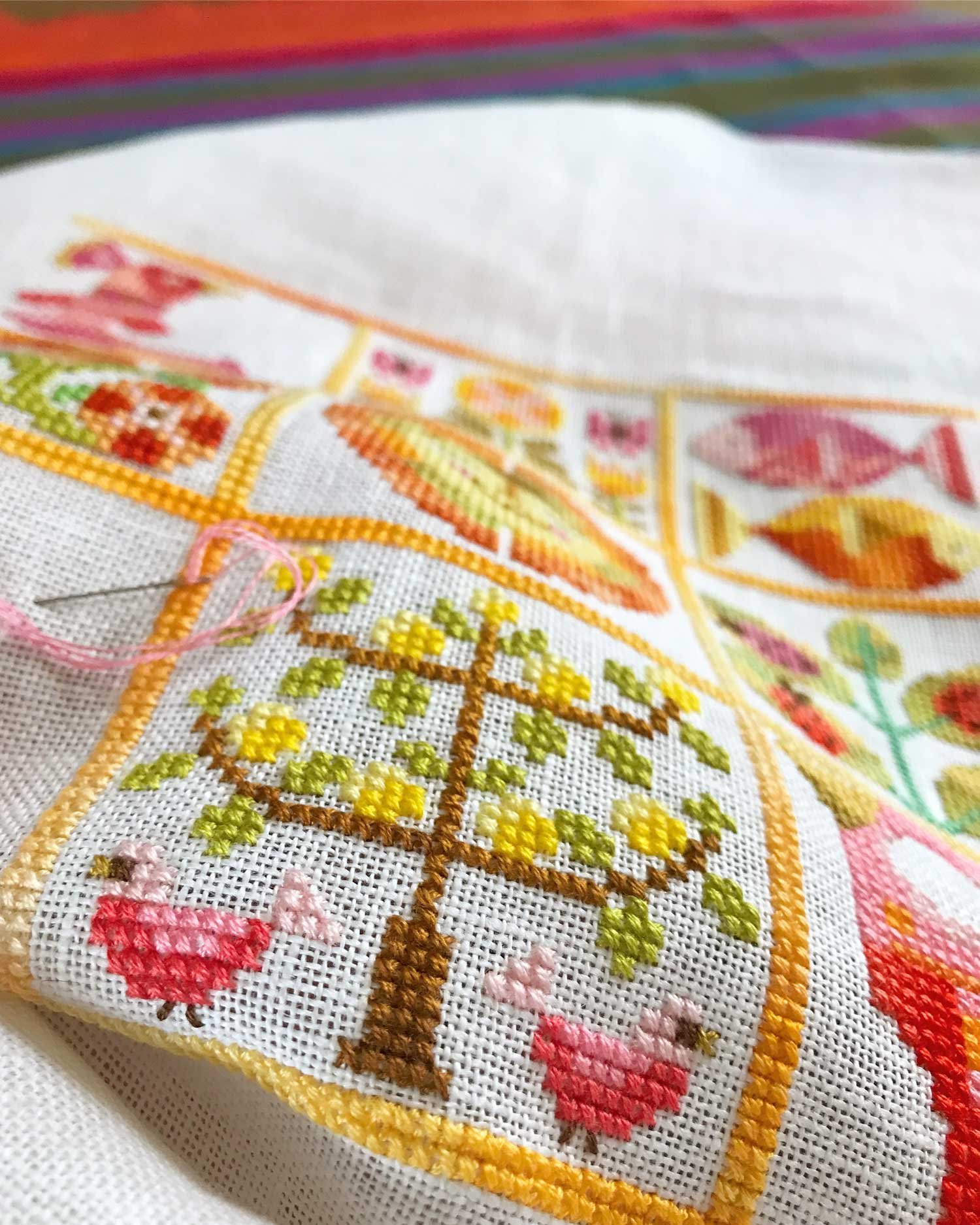 The Four Elements - Satsuma Street cross stitch pattern — Satsuma Street