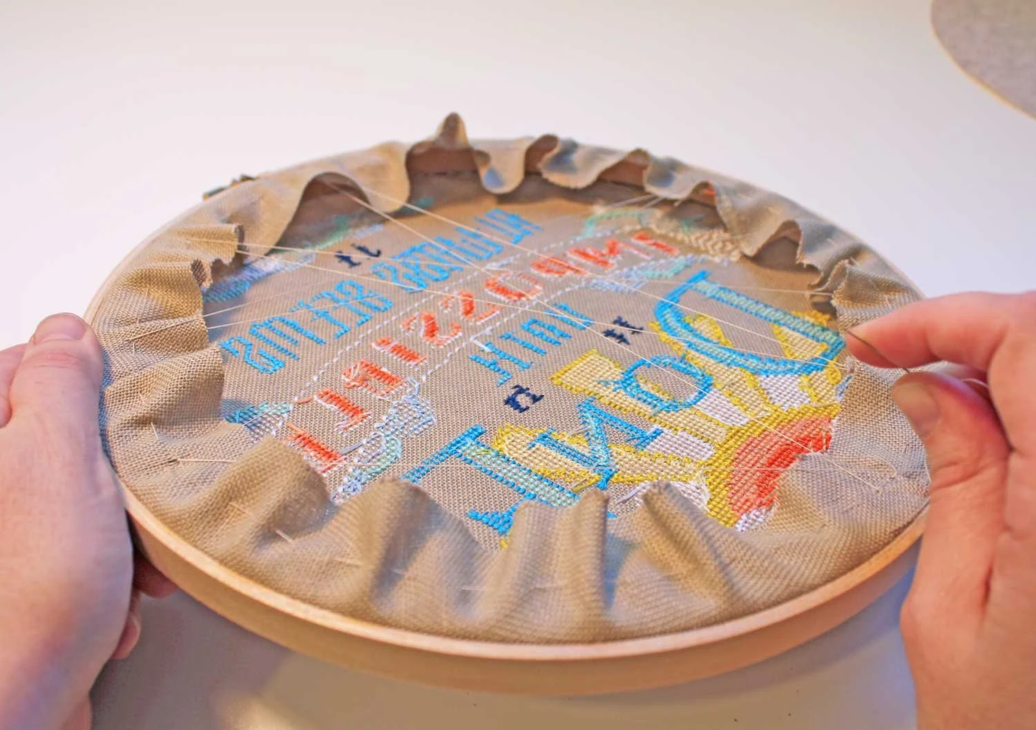 Framing in a Hoop — Satsuma Street