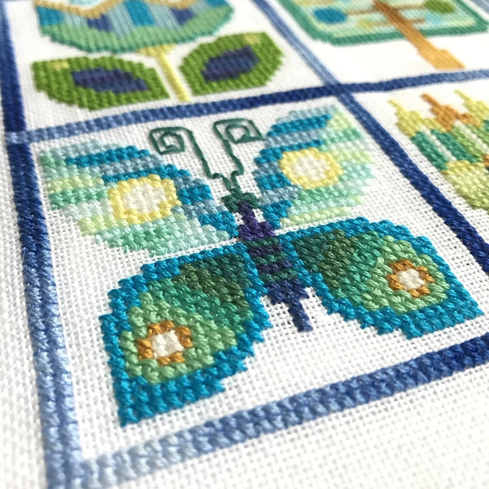 The Four Elements - Satsuma Street cross stitch pattern — Satsuma Street