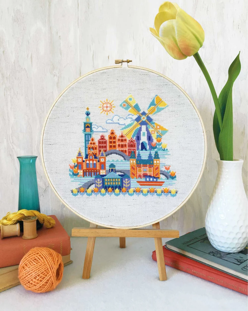 Pretty Little Greece - Satsuma Street modern city cross stitch pattern ...