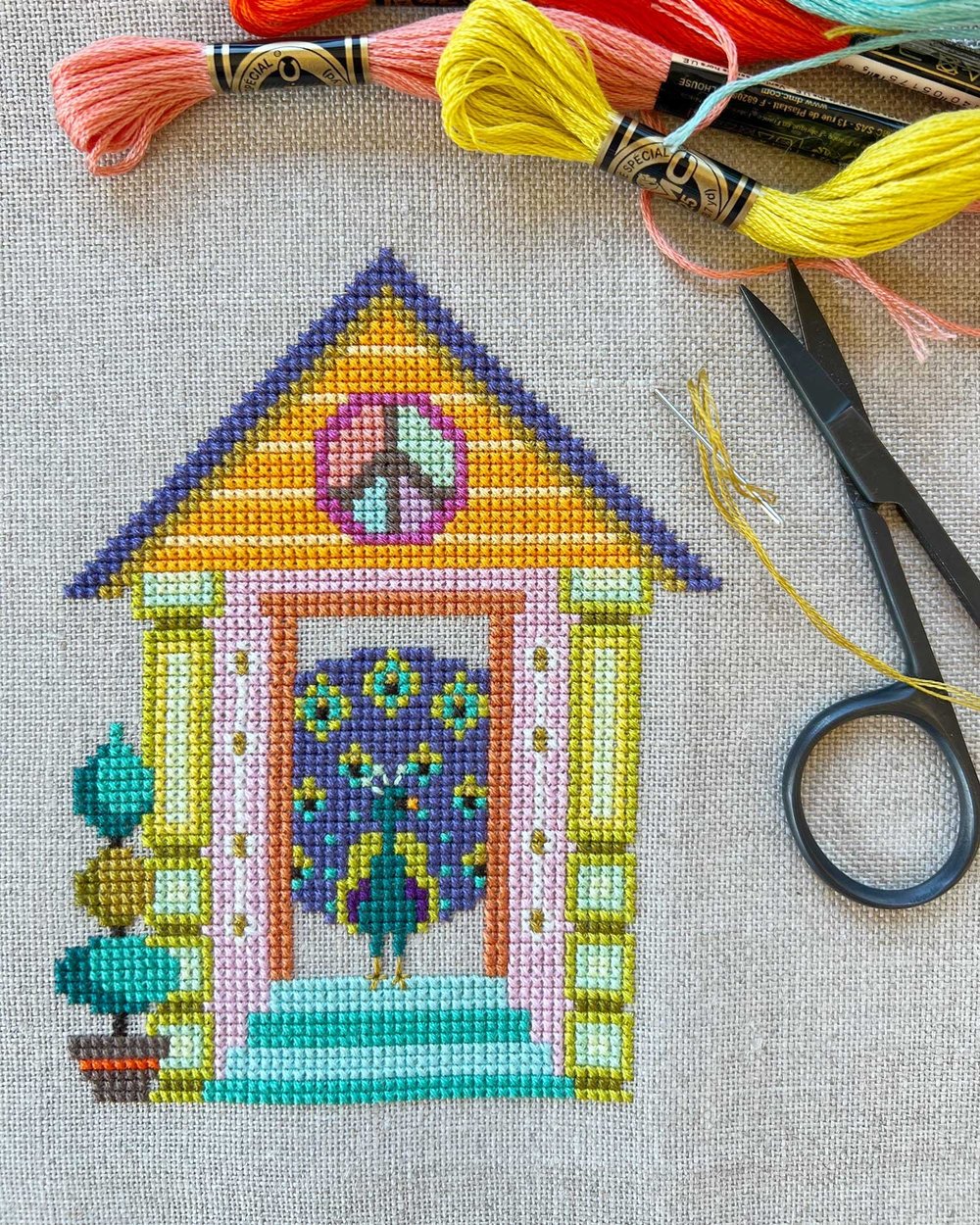 The Four Elements - Satsuma Street cross stitch pattern — Satsuma Street