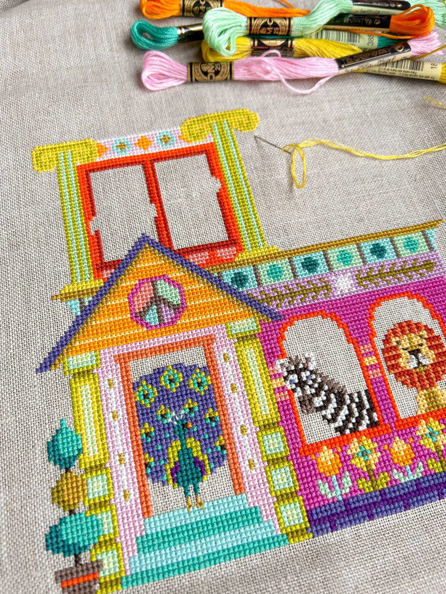 The Four Elements - Satsuma Street cross stitch pattern — Satsuma Street