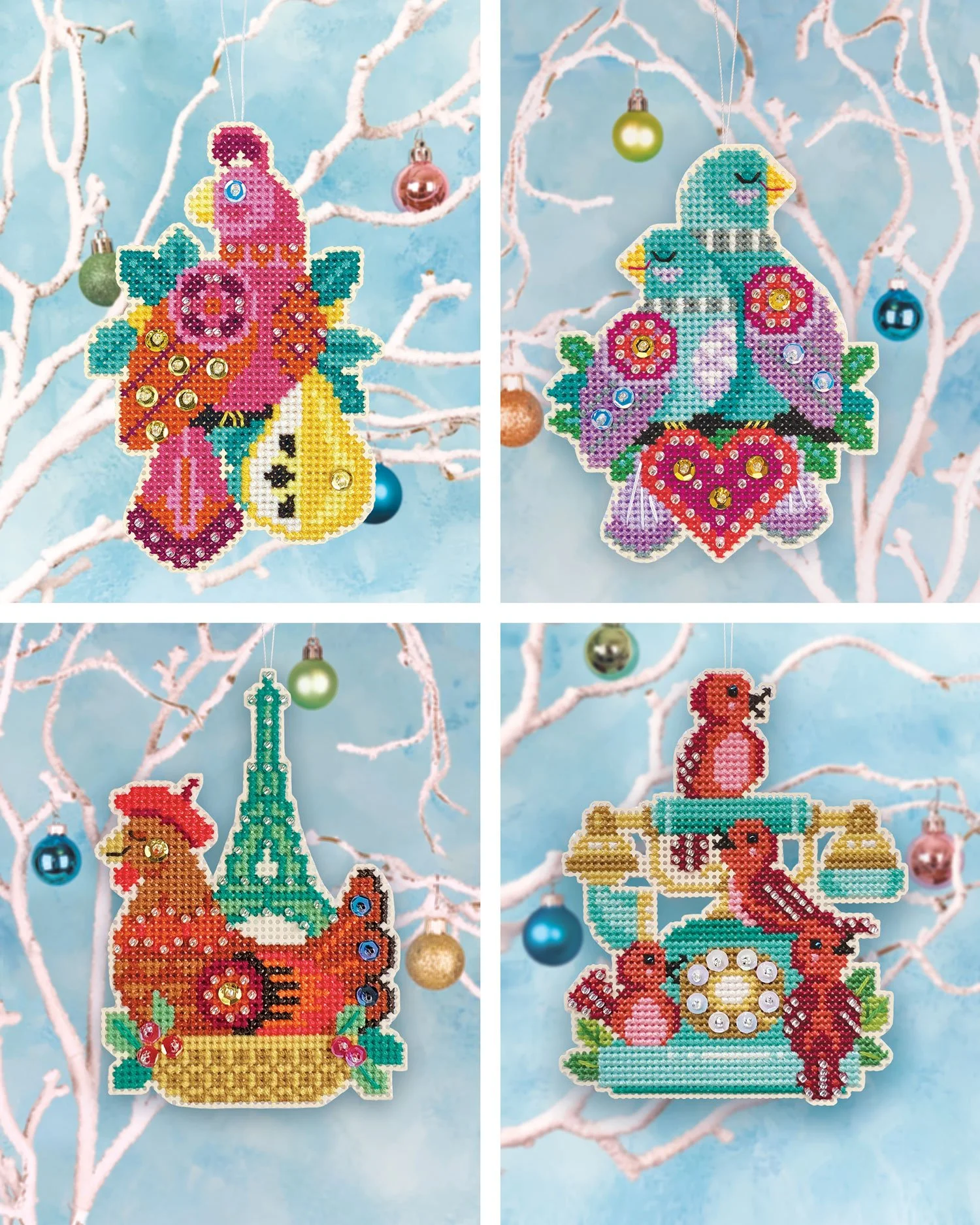 The Four Elements - Satsuma Street cross stitch pattern — Satsuma Street