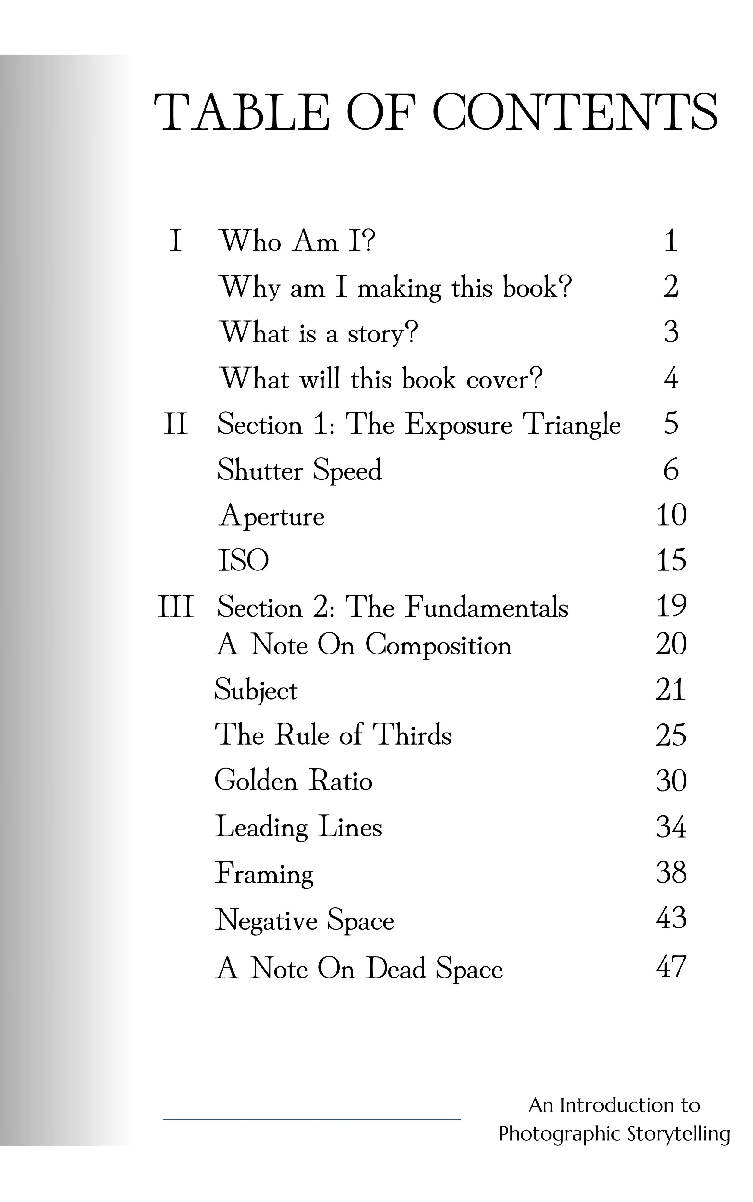 An Introduction to Photographic Storytelling — Sam Bugas Photography