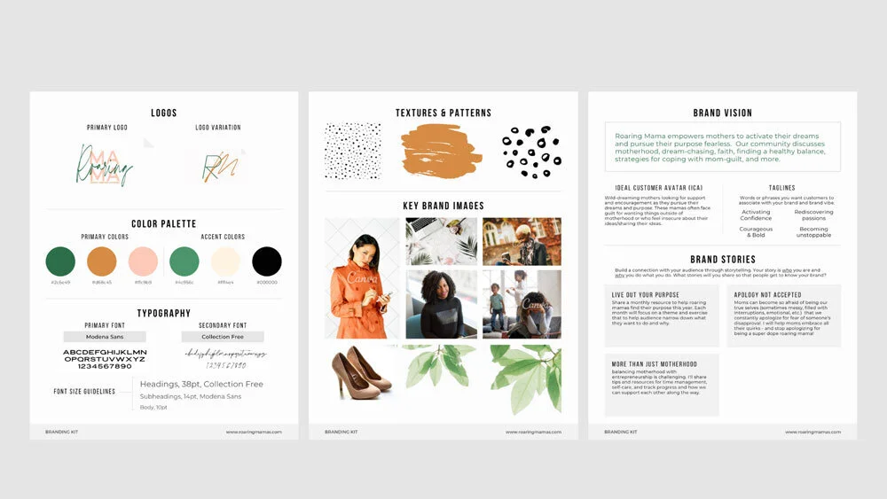 How to Create a Brand Kit on Canva Tutorial: Create A Brand Kit in 5 ...