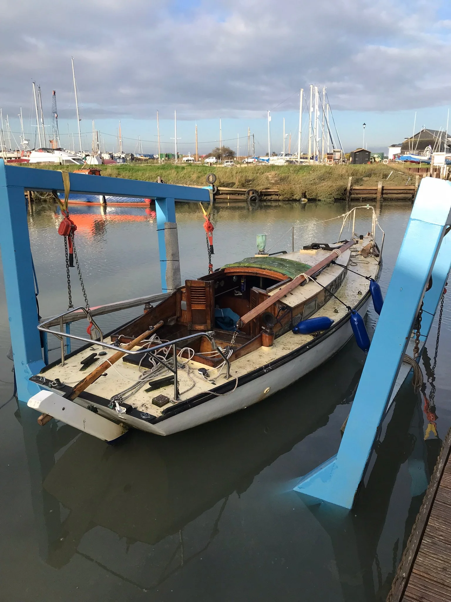 Folkboat Full Restoration — Oxley Marine - Boatbuilder