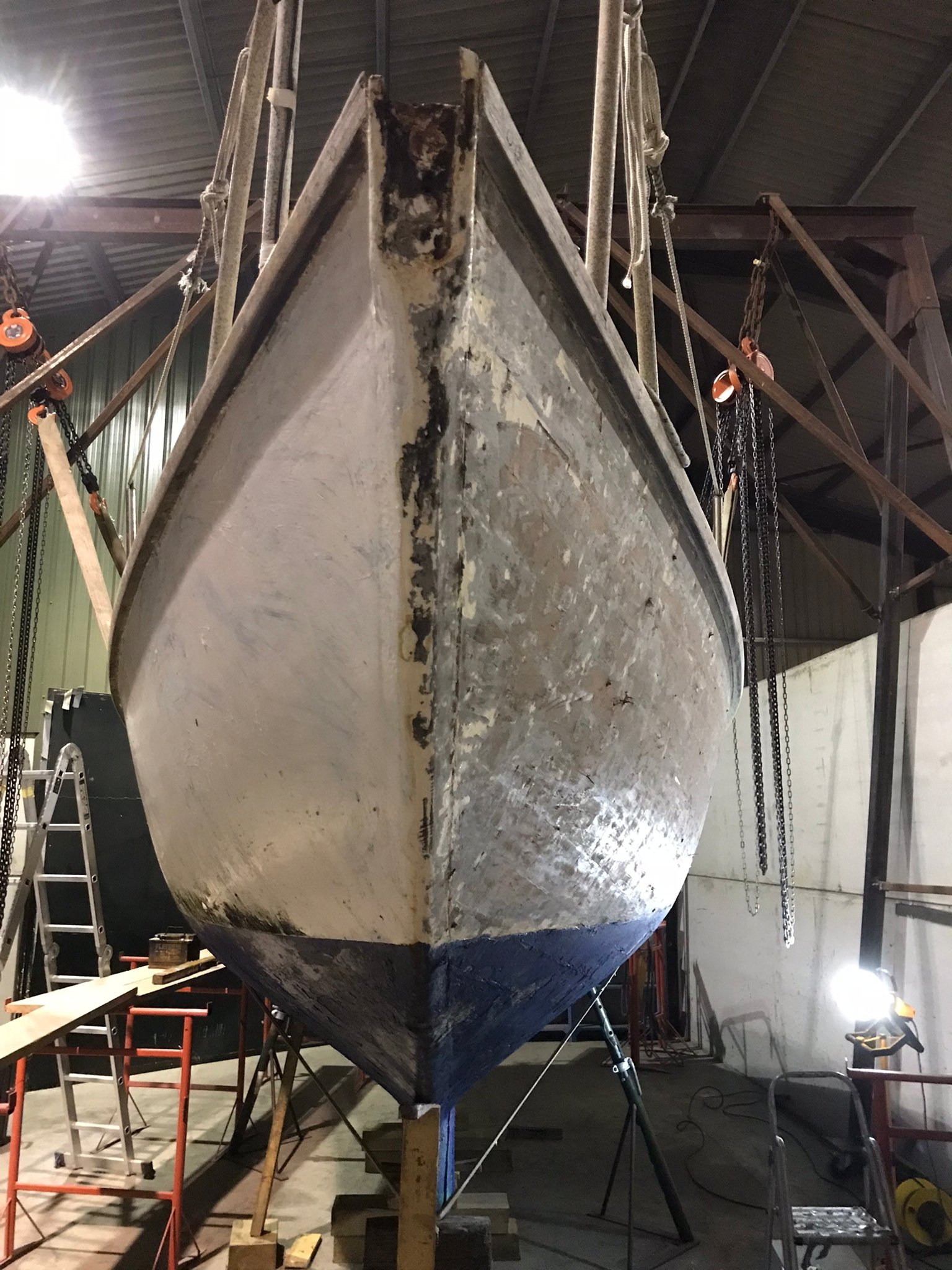 Folkboat Full Restoration — Oxley Marine - Boatbuilder