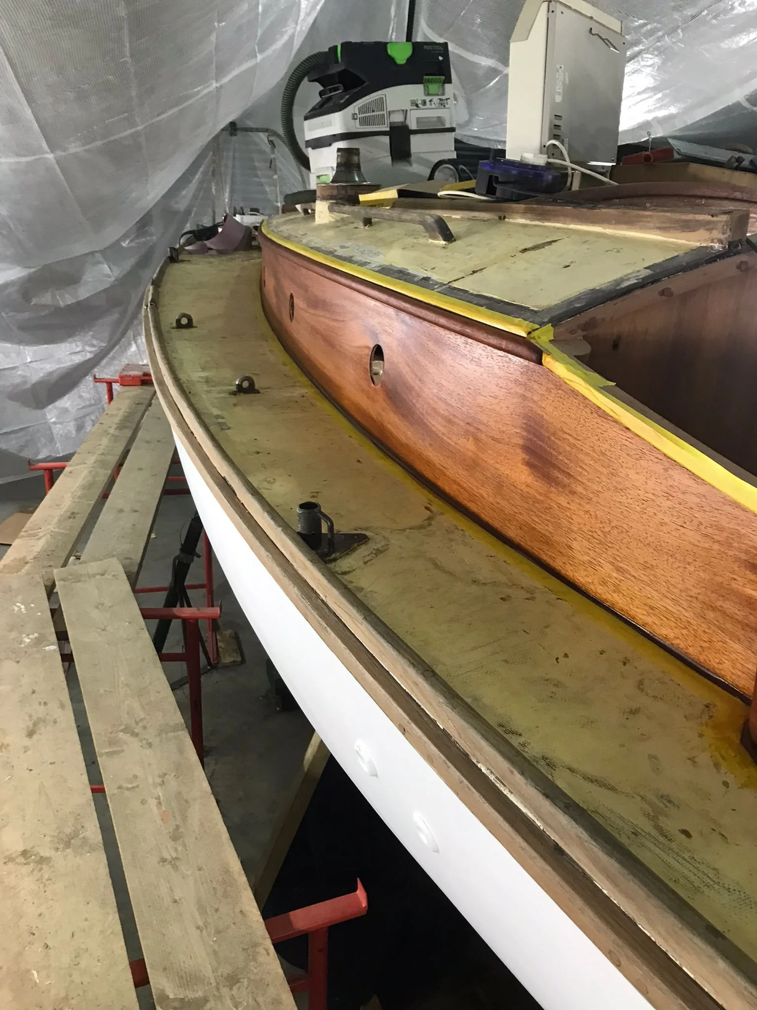 Folkboat Full Restoration — Oxley Marine - Boatbuilder