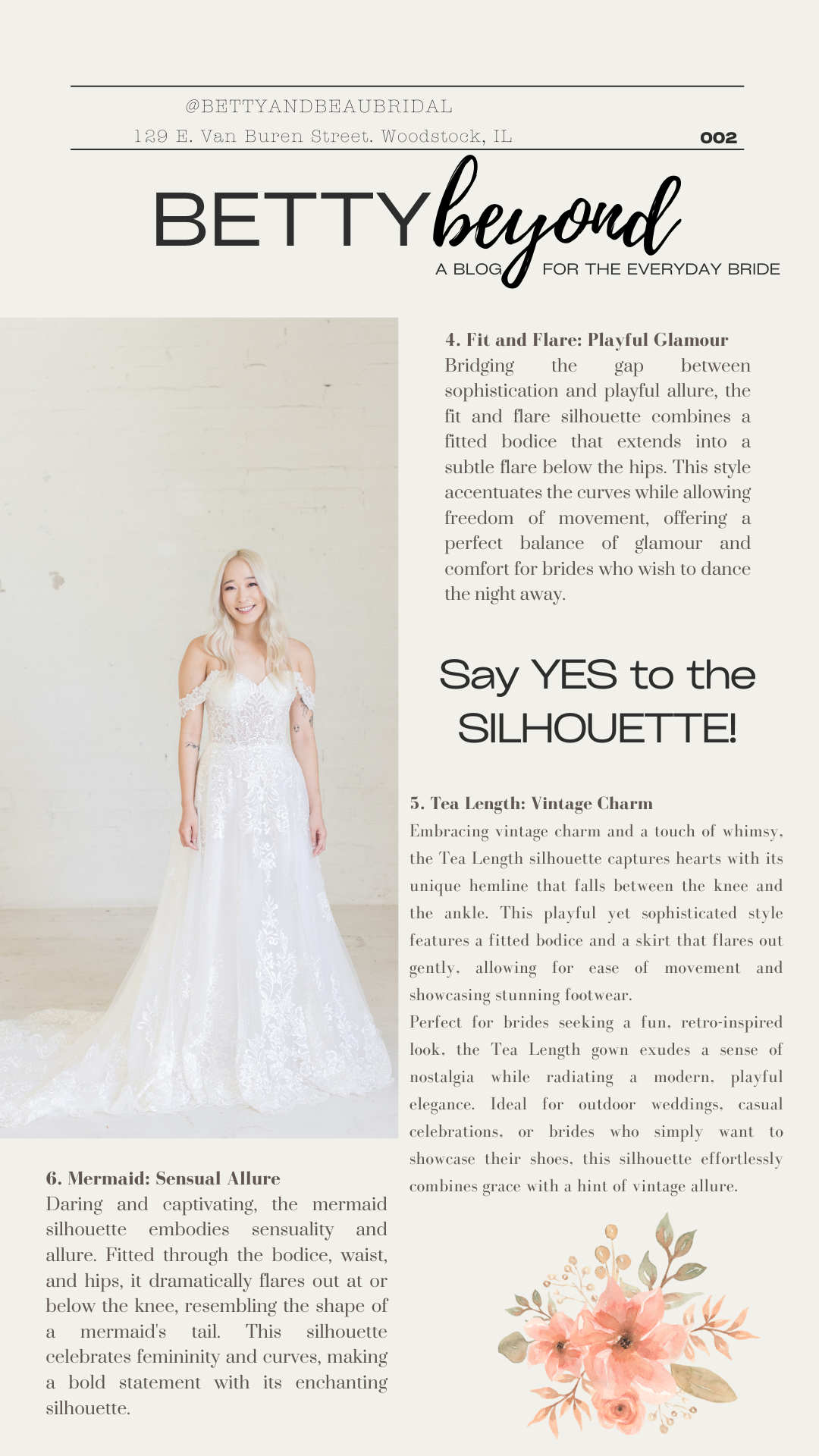 Say YES to the Silhouette! — Betty & Beau Bridal Boutique