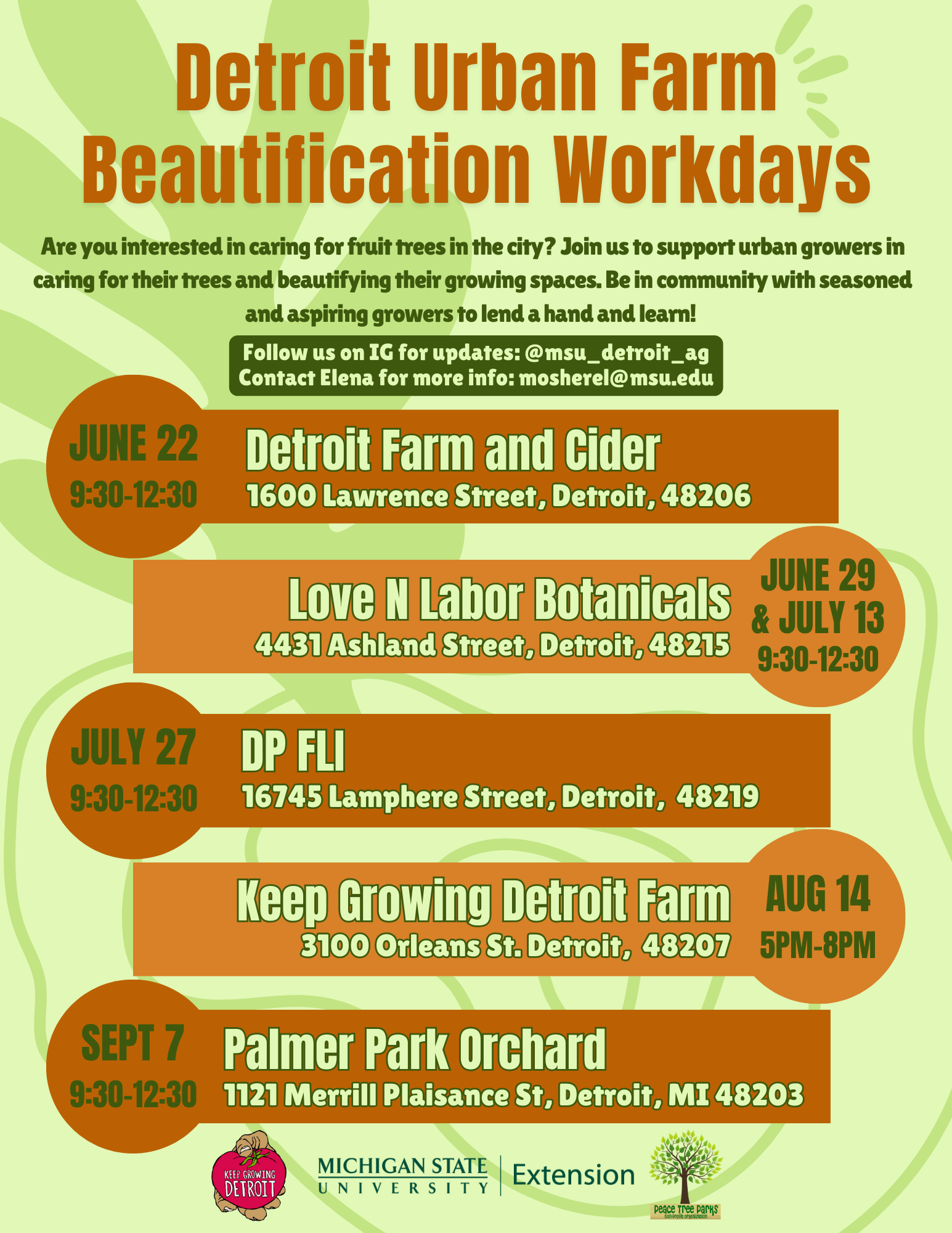 Detroit Urban Farm Beautification Workdays - DP FLI — Keep Growing Detroit