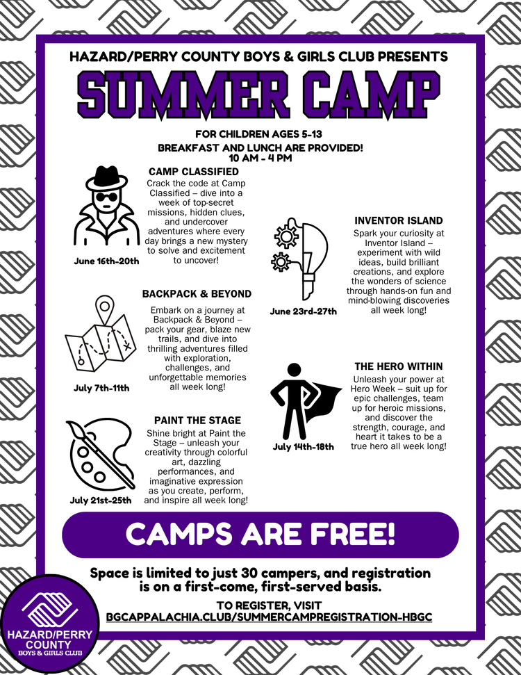 Hazard/Perry County BGC Summer Camp — Boys & Girls Clubs of Appalachia