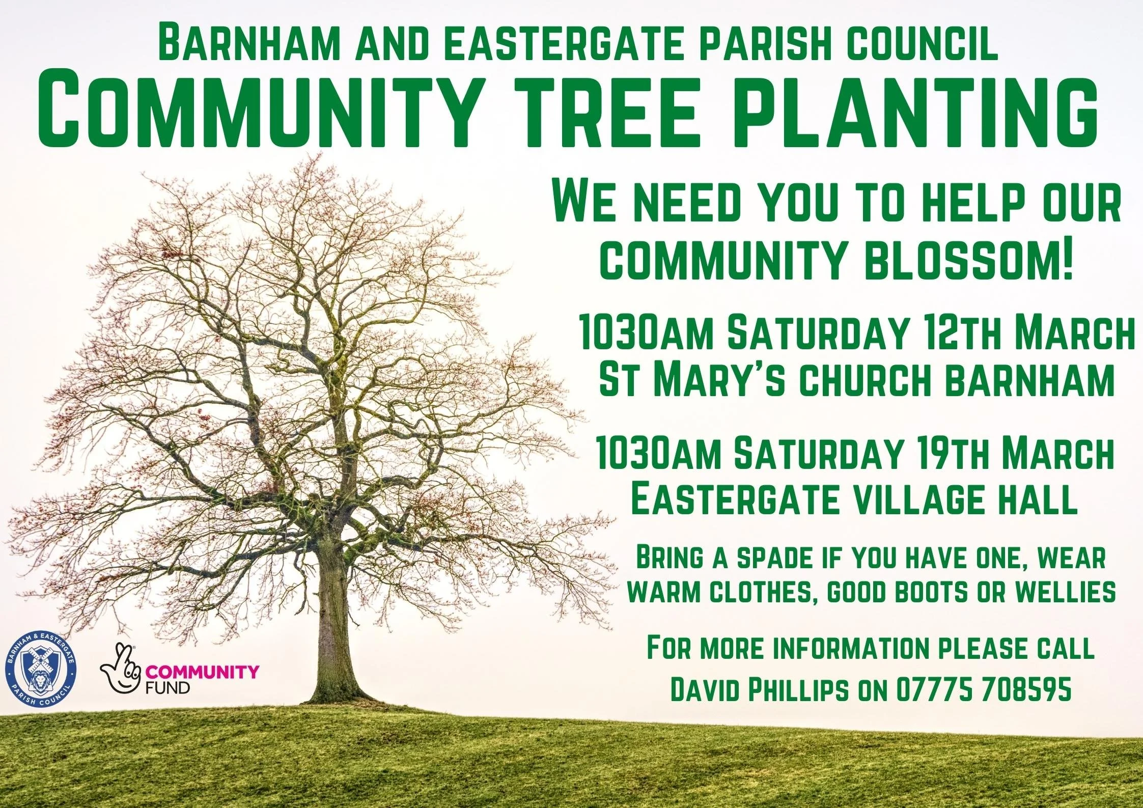 Community Tree Planting — Barnham and Eastergate Community Trust