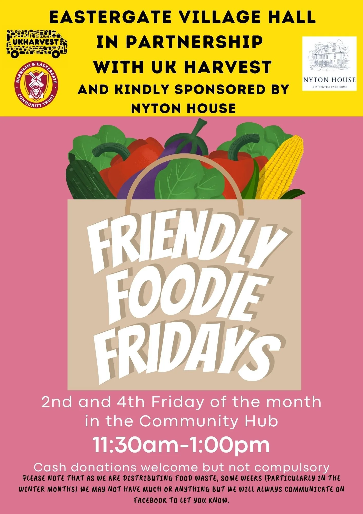 Friendly Foodie Friday — Barnham and Eastergate Community Trust