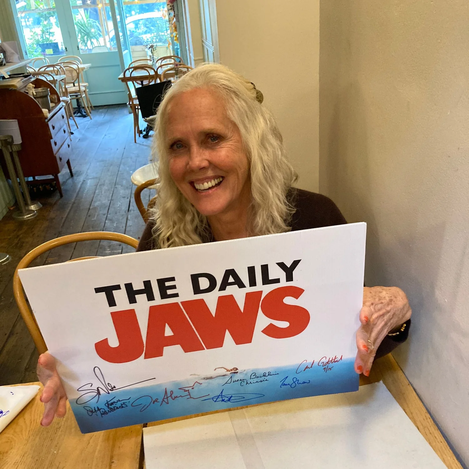 Lunch with a JAWS legend: Meeting Miss Amity Island 1978 Ann Dusenberry ...