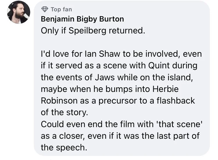 Is JAWS prequel about Quint what movie fans really want? — The Daily Jaws