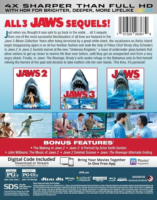 JAWS sequels 4K summer release date confirmed — The Daily Jaws