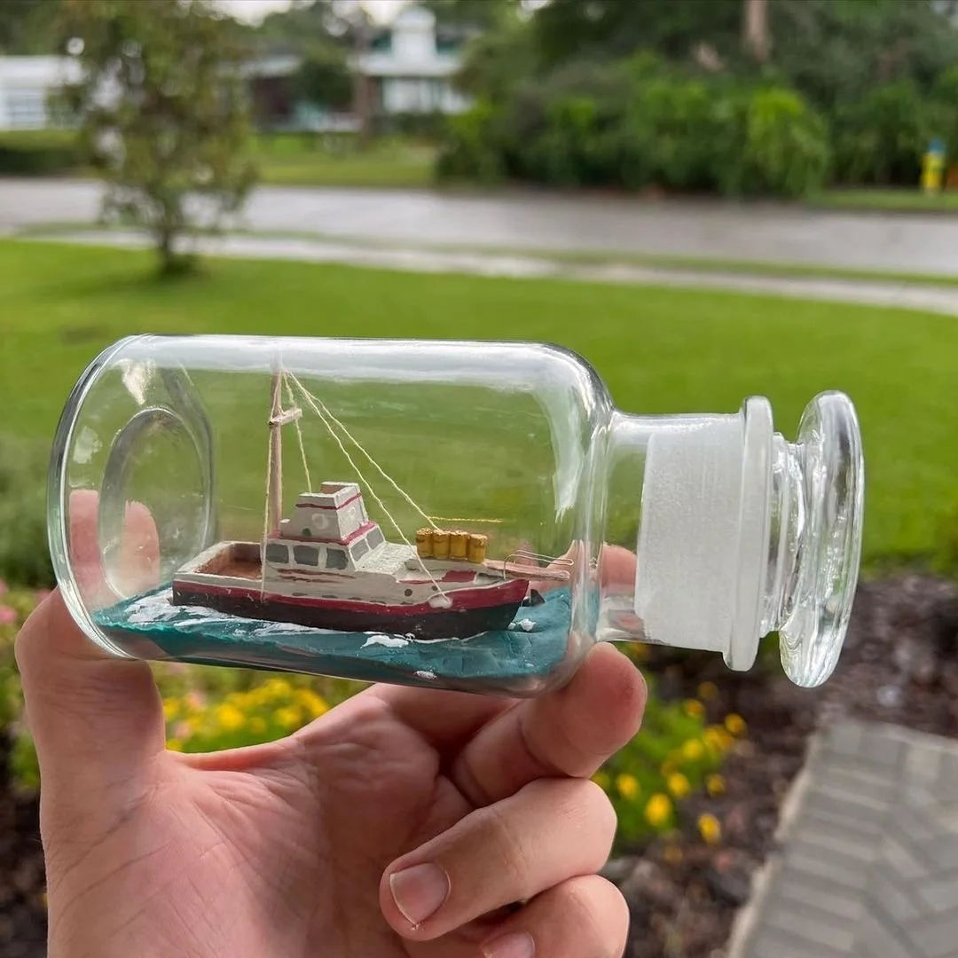 Jaws fan creates incredible handmade Orca in a bottle — The Daily Jaws