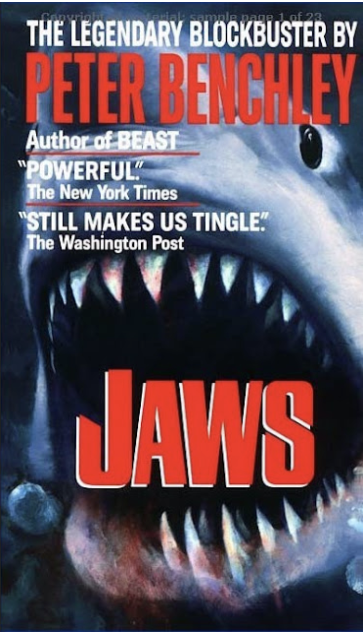 The REAL story behind the creation of the iconic JAWS book cover — The ...