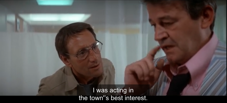 How the events of JAWS helped Larry Vaughn remain mayor in JAWS 2 — The ...