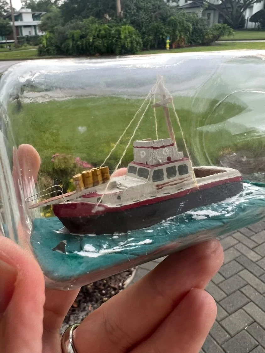 Jaws fan creates incredible handmade Orca in a bottle — The Daily Jaws