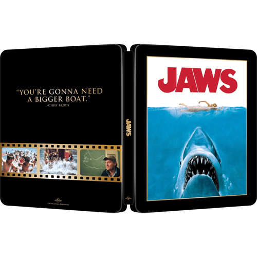 JAWS: Theatrical Poster 4K UHD & Blu-Ray Limited Edition Steelbook ...