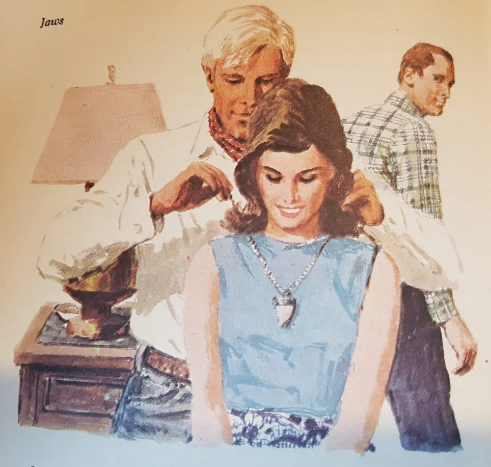 Illustrations from the Reader’s Digest version of “JAWS” — The Daily Jaws