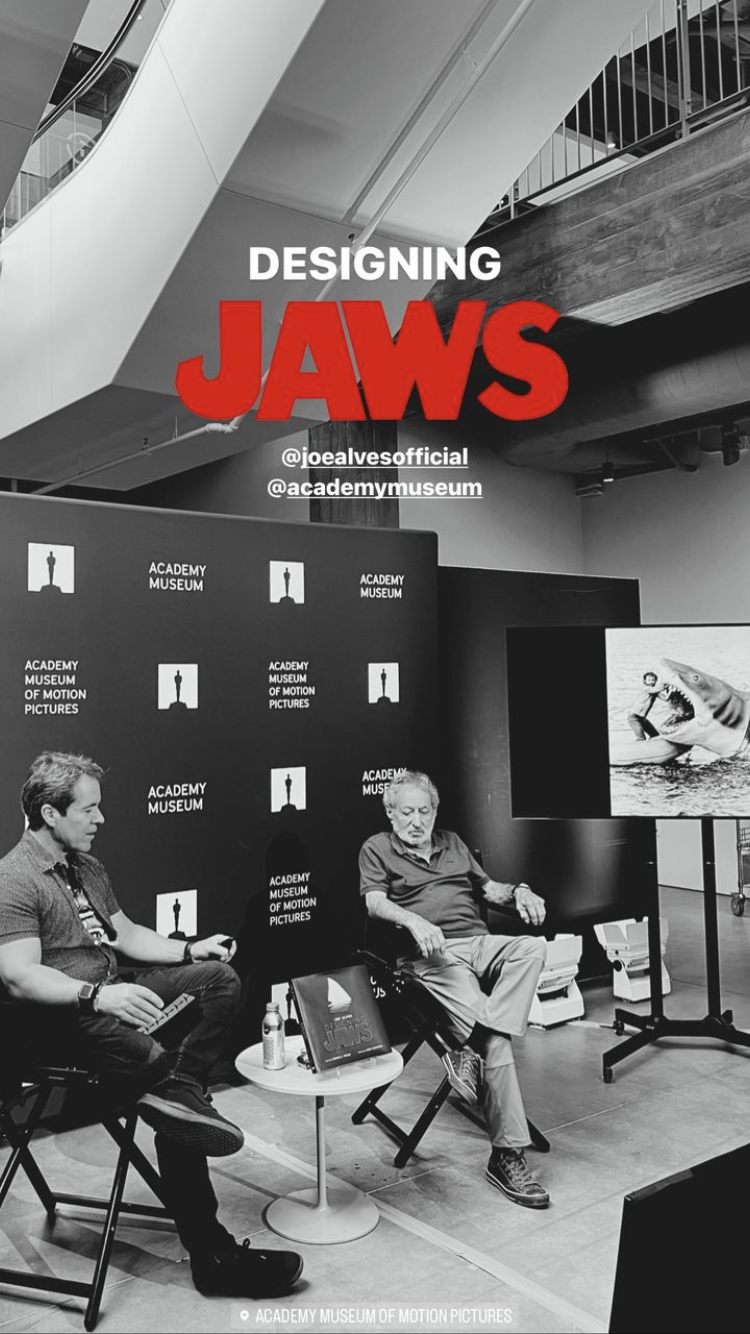 JAWS legend Joe Alves enthralls fans at the Academy Museum of Motion ...