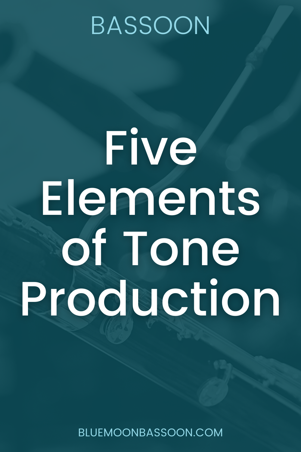 The Five Elements of Bassoon Tone Production — Blue Moon Bassoon