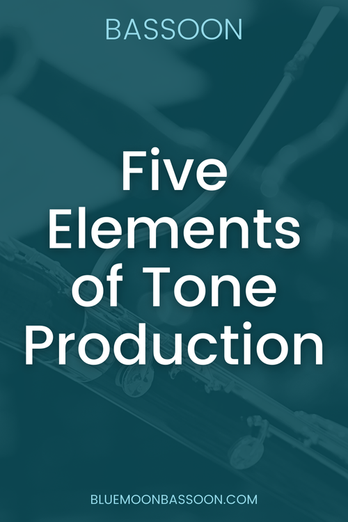 The Five Elements of Bassoon Tone Production — Blue Moon Bassoon