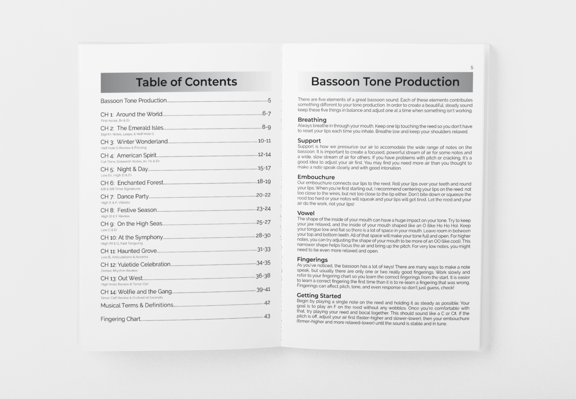 Beautifully Crafted Books for Bassoonists — Blue Moon Bassoon