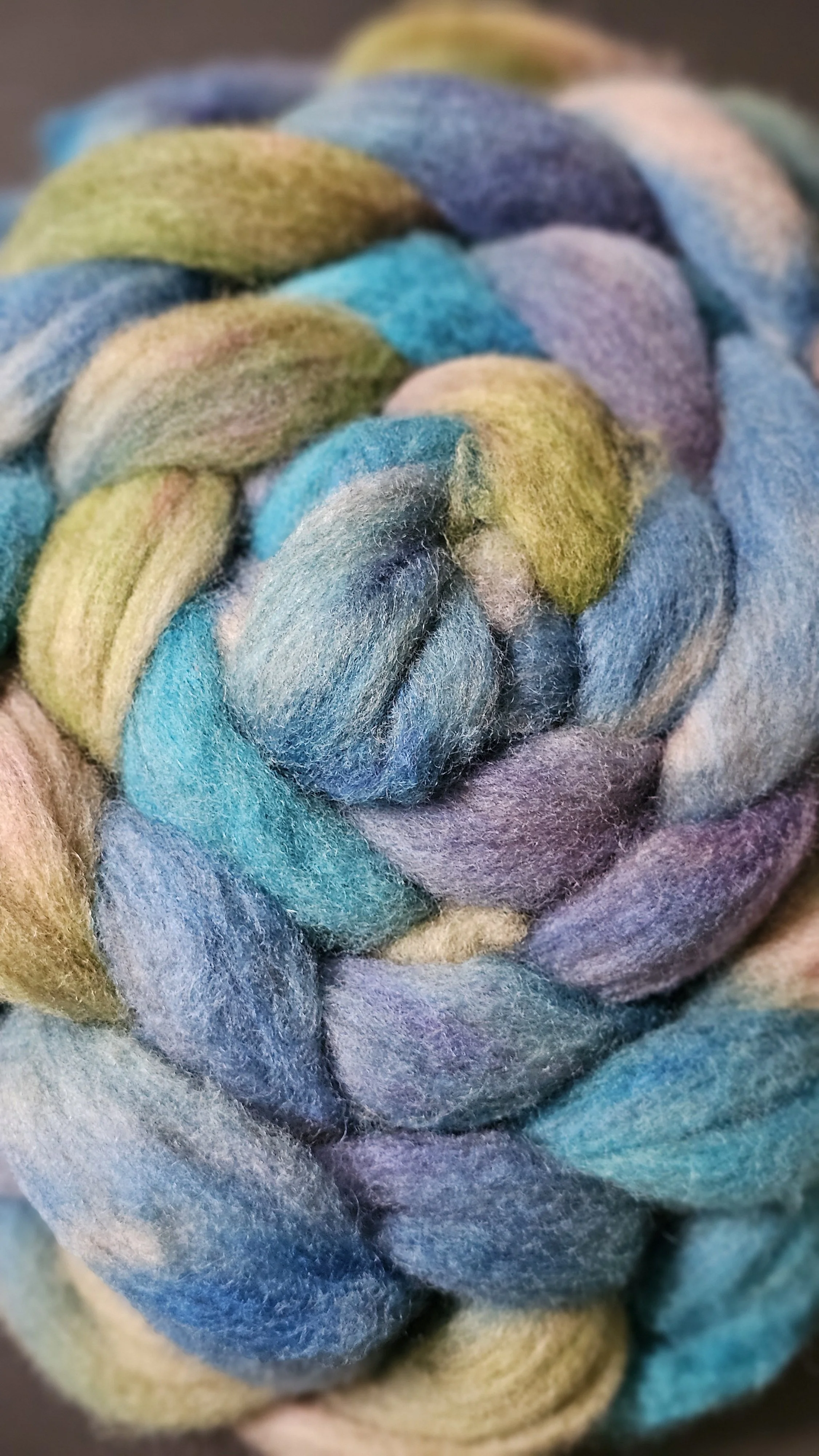 Hand Dyed Braid of Fibre — Handmaiden