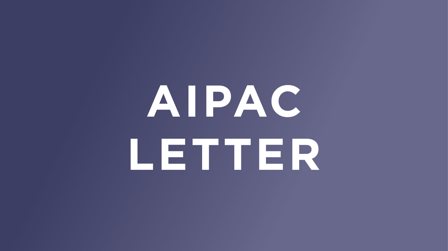 AIPAC Resources