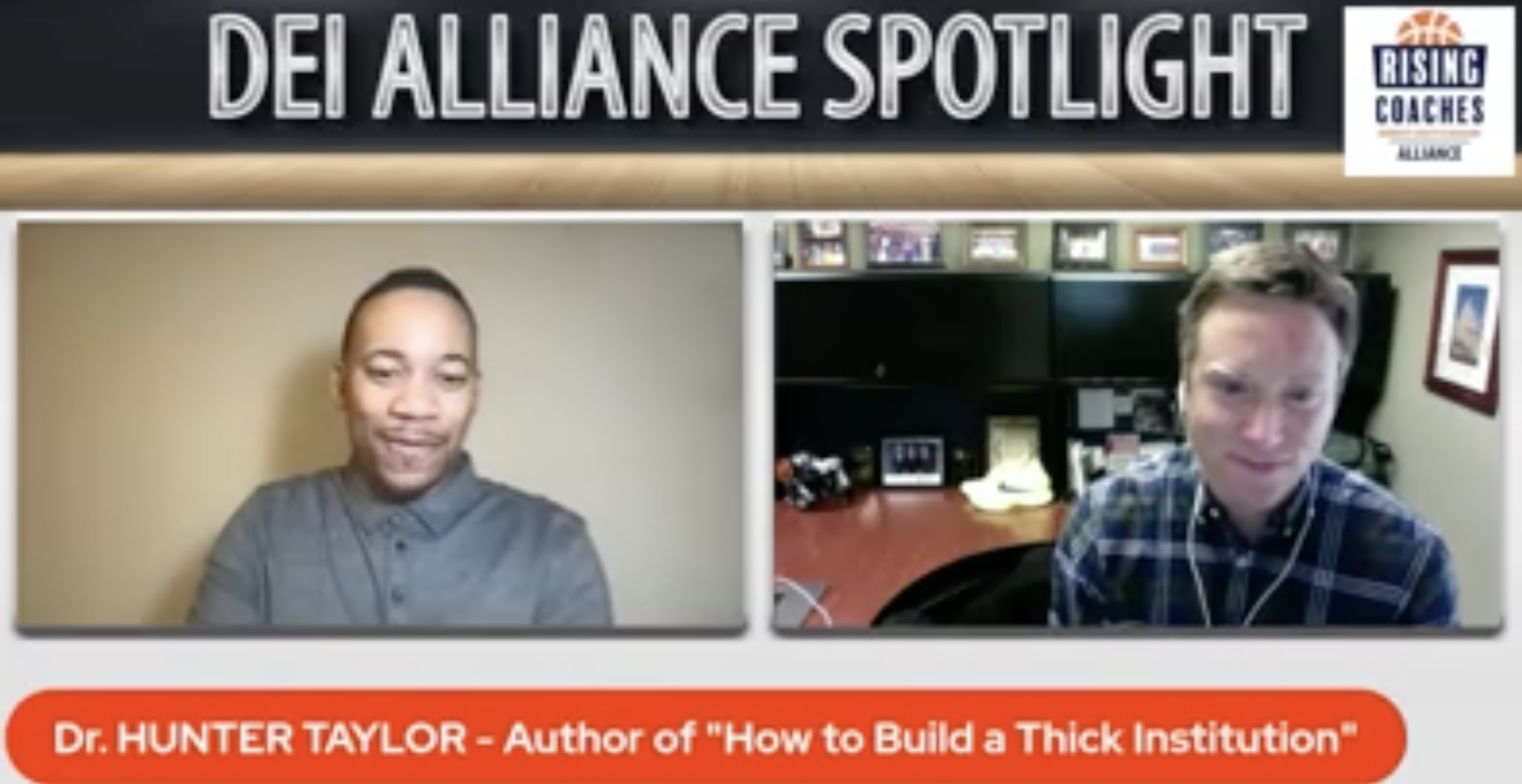 Speaking — Dr. Hunter Taylor