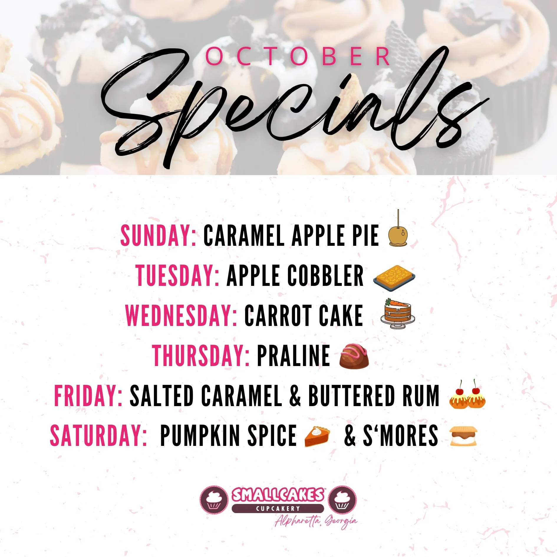 Special Flavors — Smallcakes Alpharetta