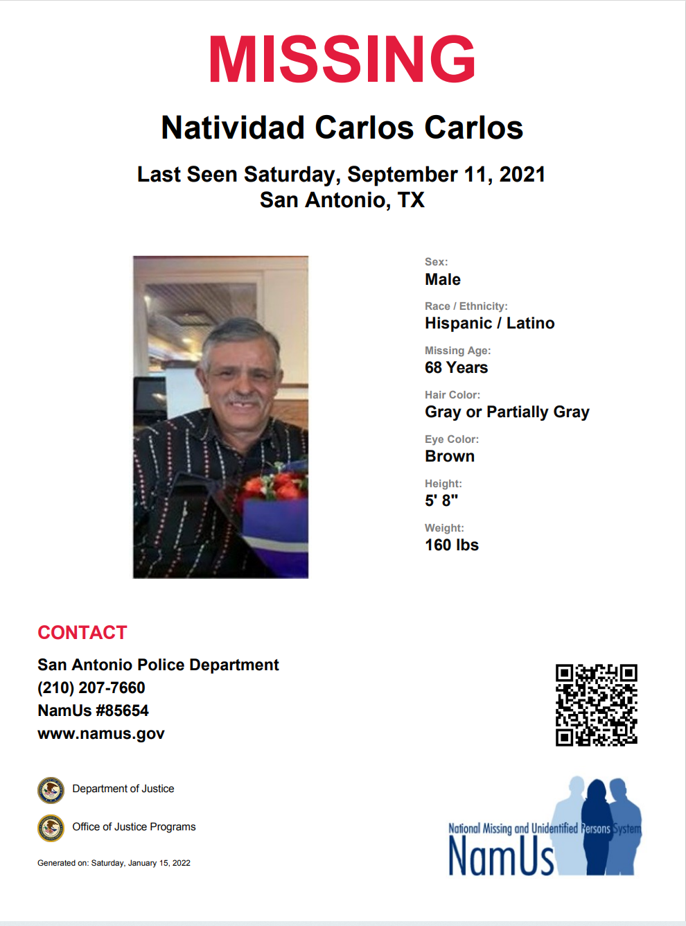 Missing | Find & Support Today — Search & Support San Antonio