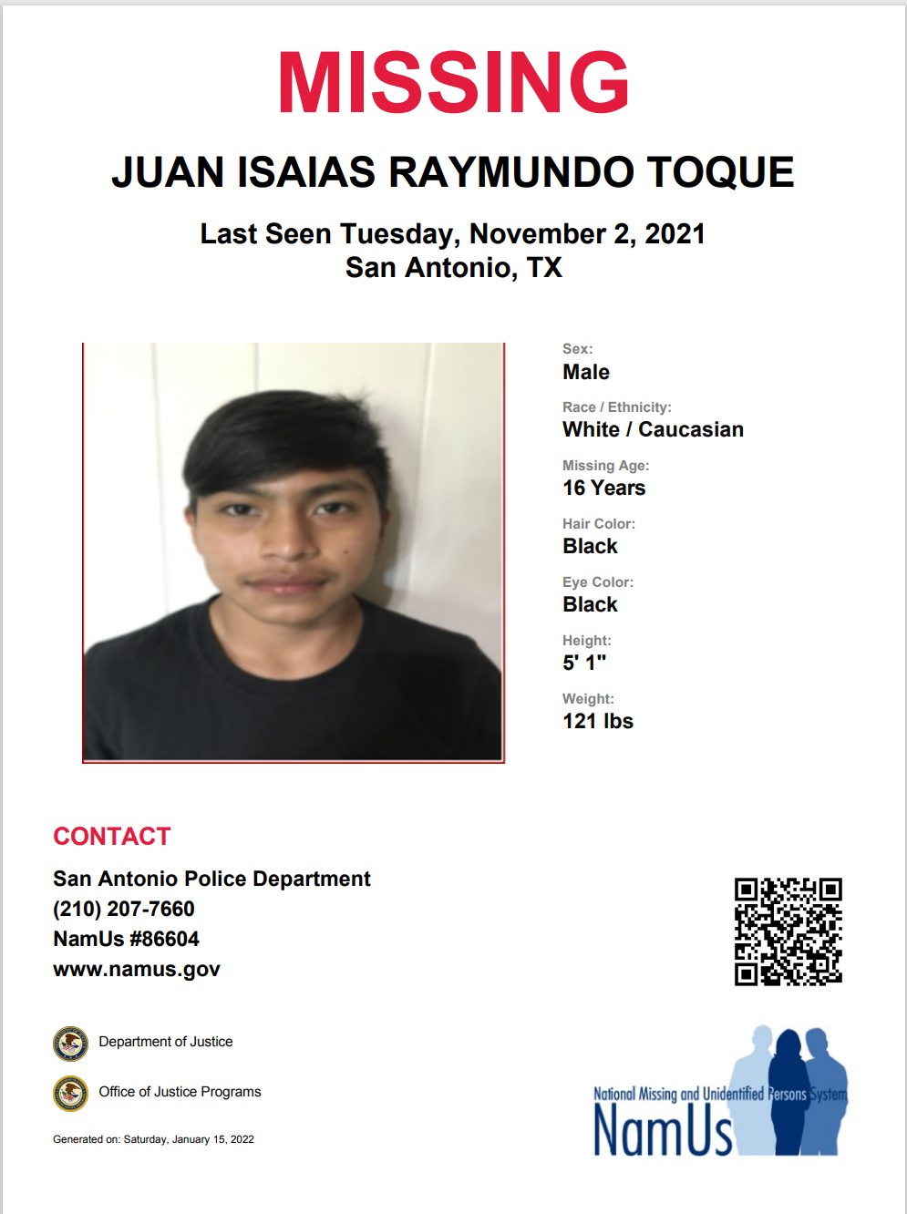 Missing | Find & Support Today — Search & Support San Antonio