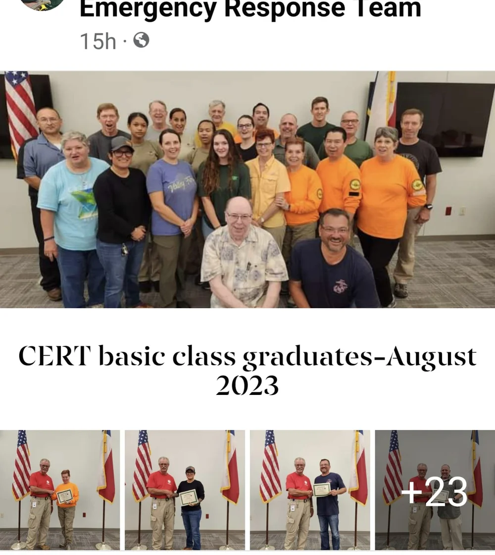 CERT Basic Training and Certification 2023 — Search & Support San Antonio