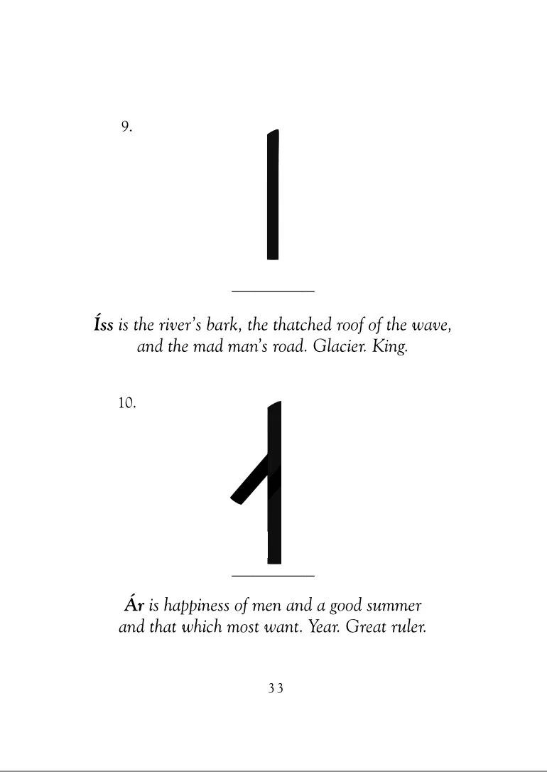 "The Icelandic and Swedish Rune Poems" (Mathias Nordvig, 2024) — H Y L ...